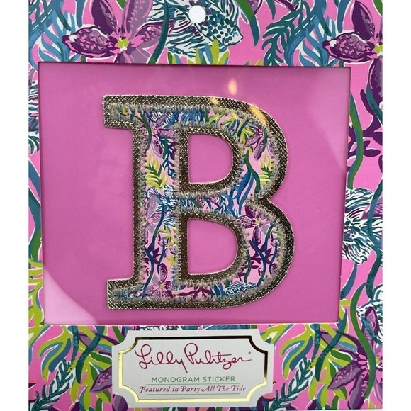 Lilly Pulitzer | Office | New In Box Lilly Pulitzer Letter B Monogram ...